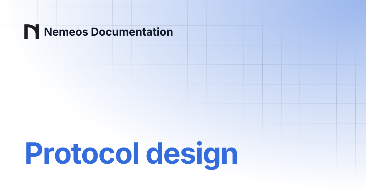 Protocol design | Nemeos Documentation